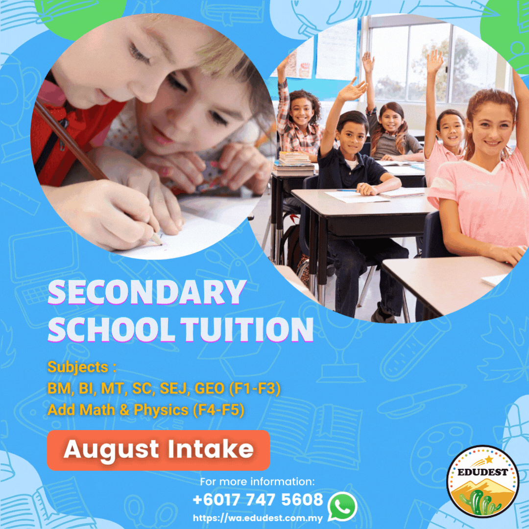 EduDest Secondary School Tuition Aug Intake 